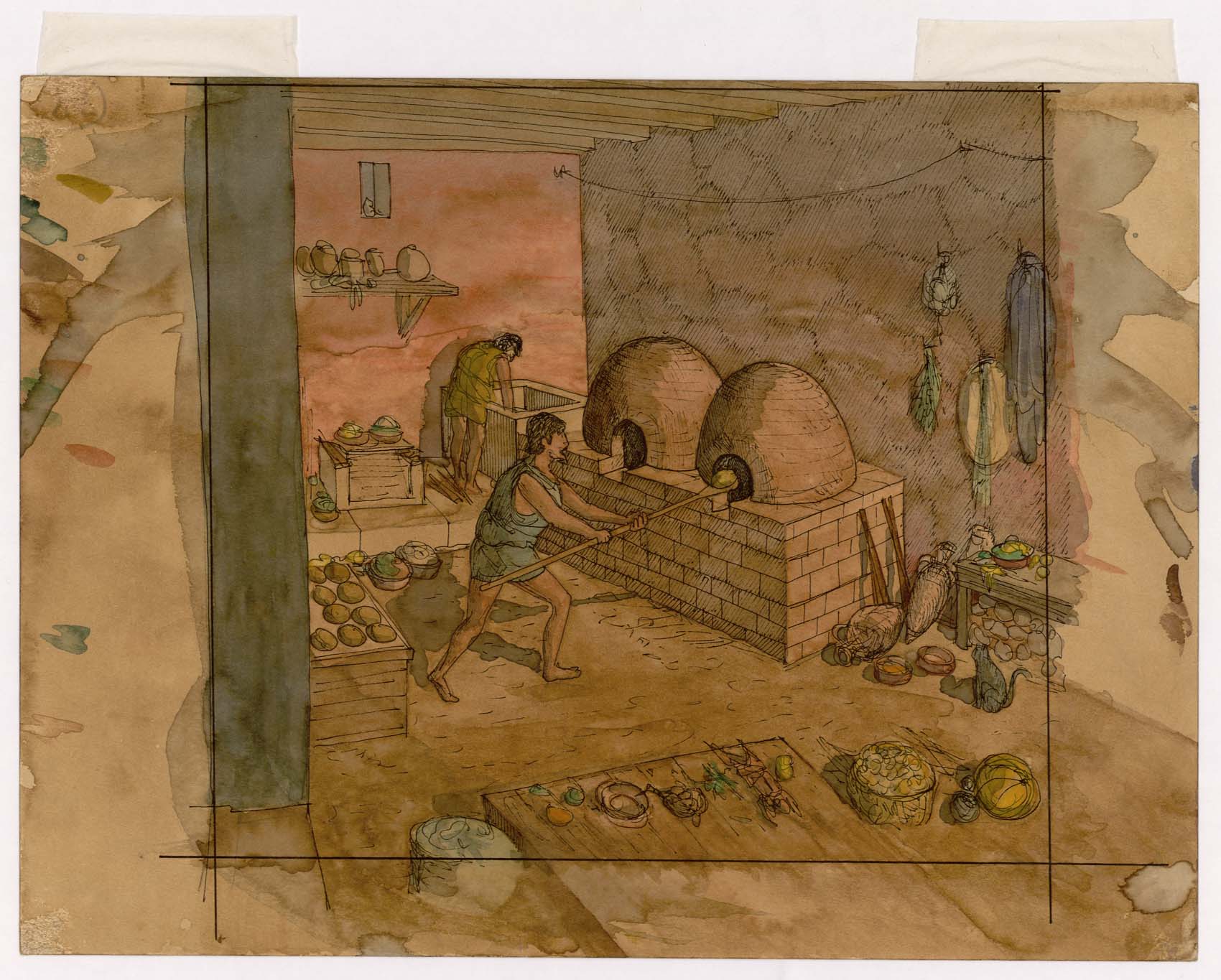 Vasio (Vaison-la-Romaine), la maison des Messii, les fours - Jean ...